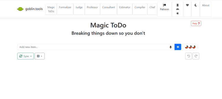 Goblin Tools AI: Task Management For Neurodivergent Individuals